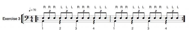 Practice Exercises for the Beginning Drummer