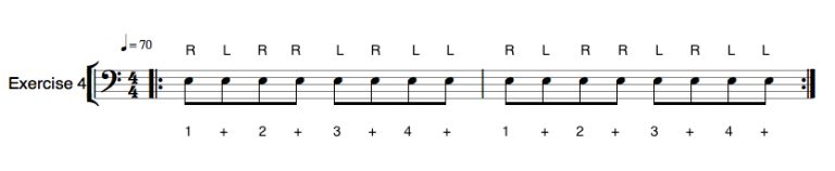 Practice Exercises for the Beginning Drummer