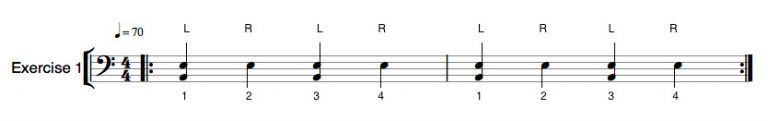 Practice Exercises for the Beginning Drummer