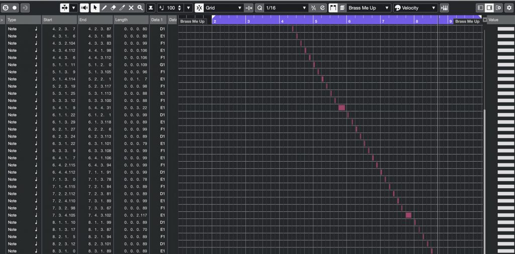MIDI Editing
