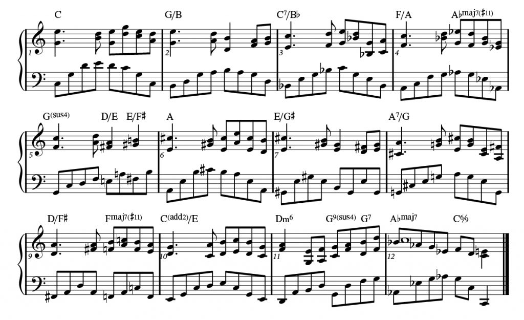 How to Harmonize a Melody Line